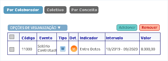 Lançamento de Valores - Importação